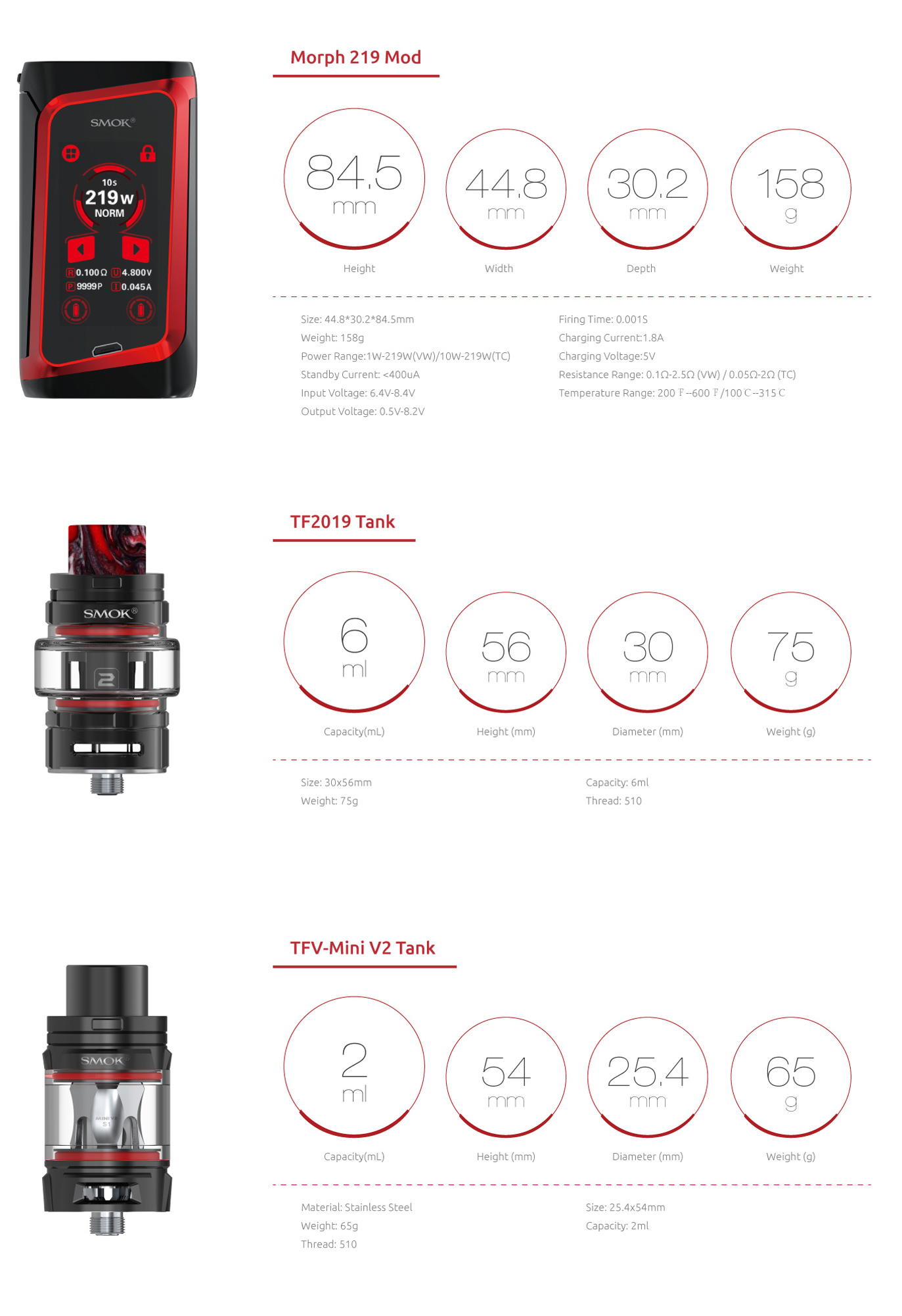 MORPH 219 KIT - SMOK® Innovation keeps changing the vaping experience!